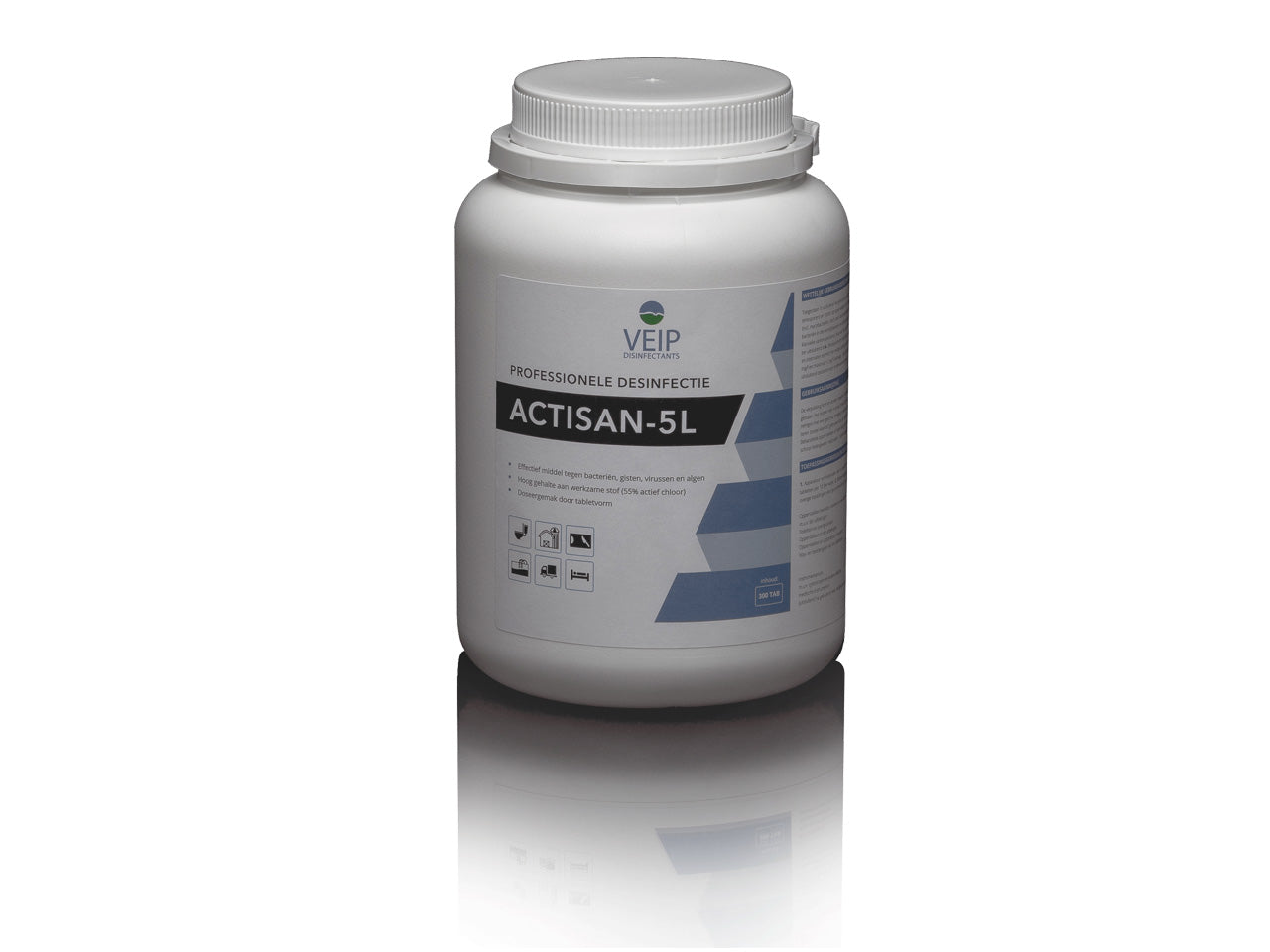 Actisan 5L Chloortabletten 300st - Desinfectietablet