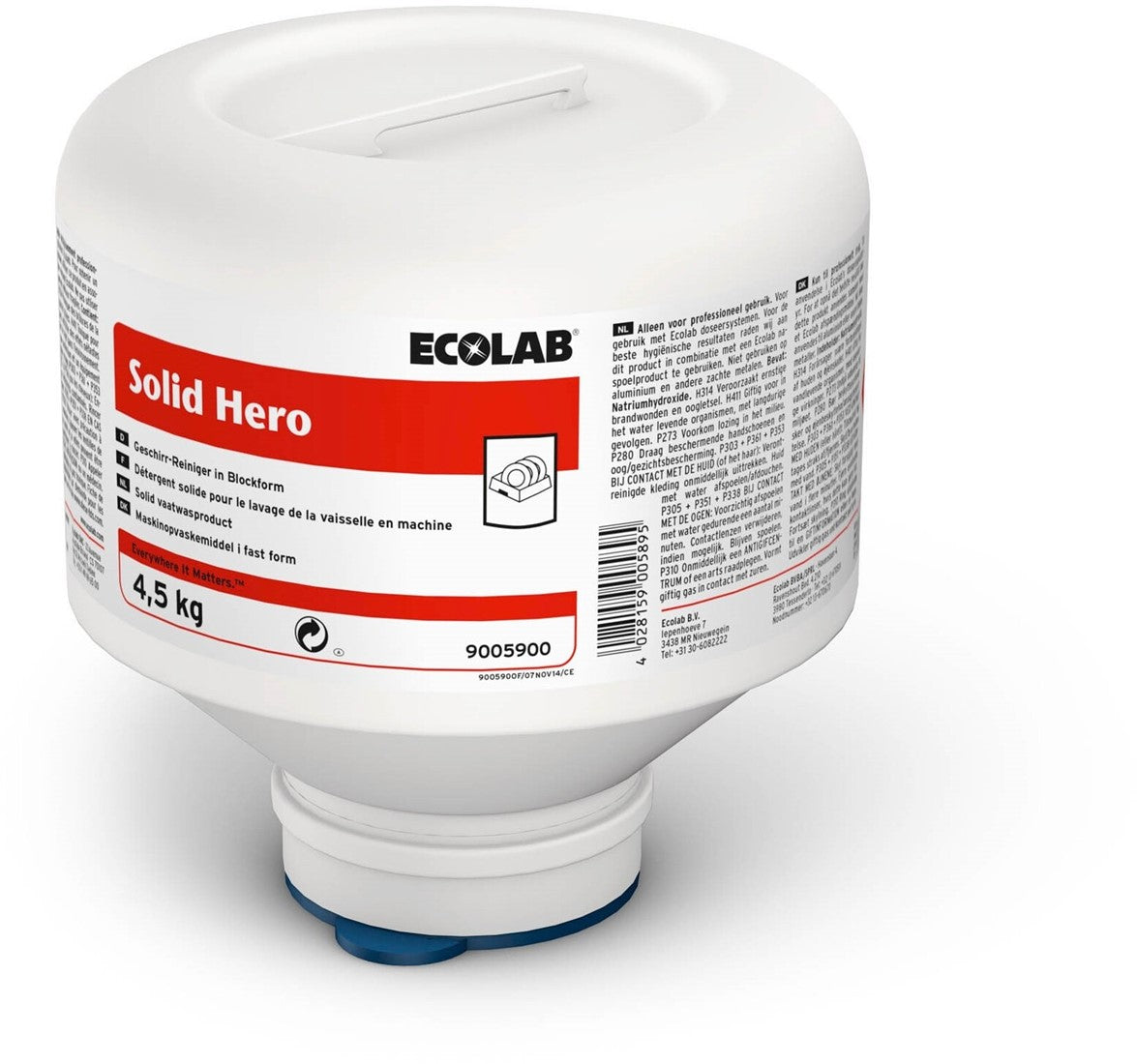 Ecolab Solid Hero Vaatwasmiddel 4x4,5kg