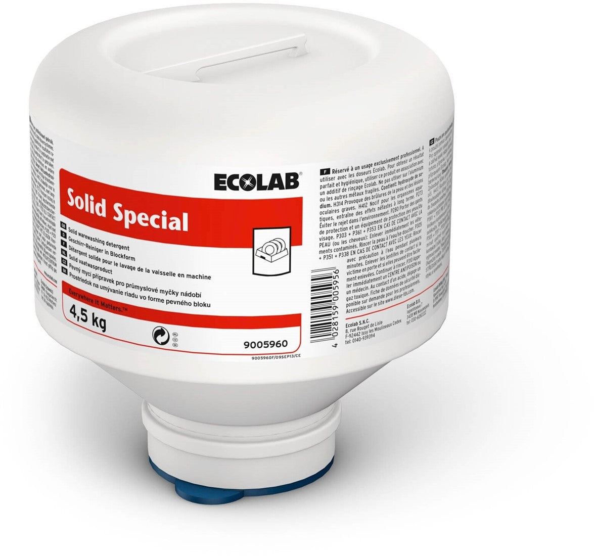 Ecolab Solid Special Vaatwasmiddel 4x4,5kg