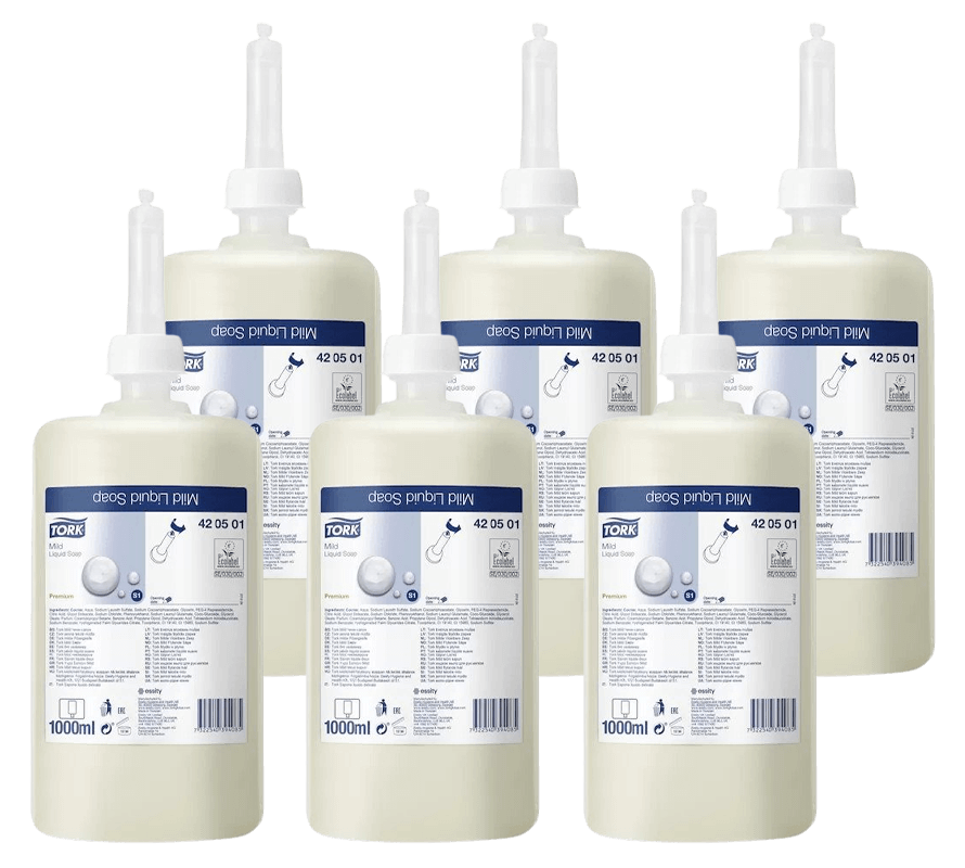 Tork Mild Geparfumeerde Vloeibare Handzeep - 6x1 liter S1 (420501)